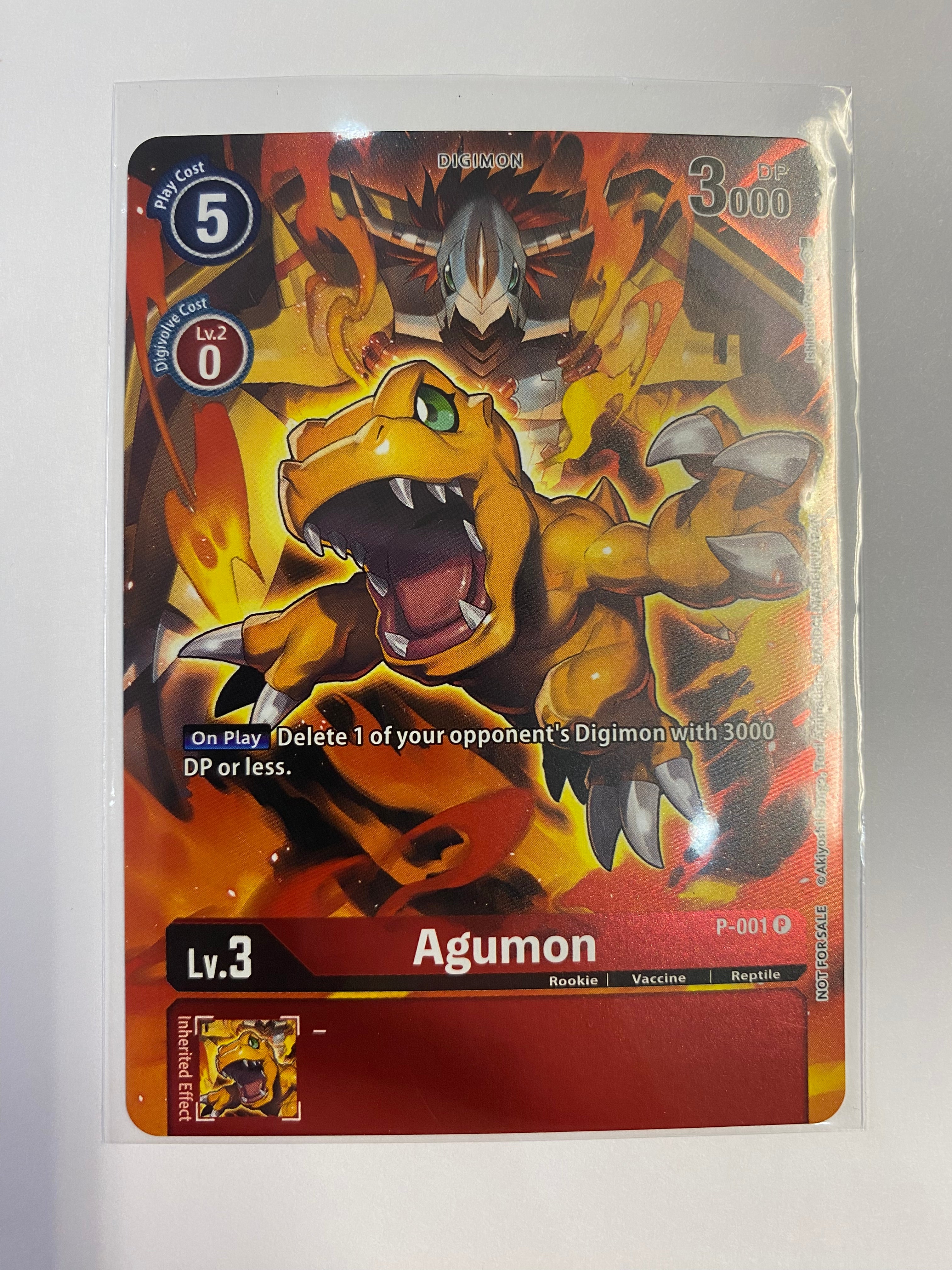 Agumon - P-001 (Tamer's Evolution Box 2) - Digimon Promotion Cards (D-