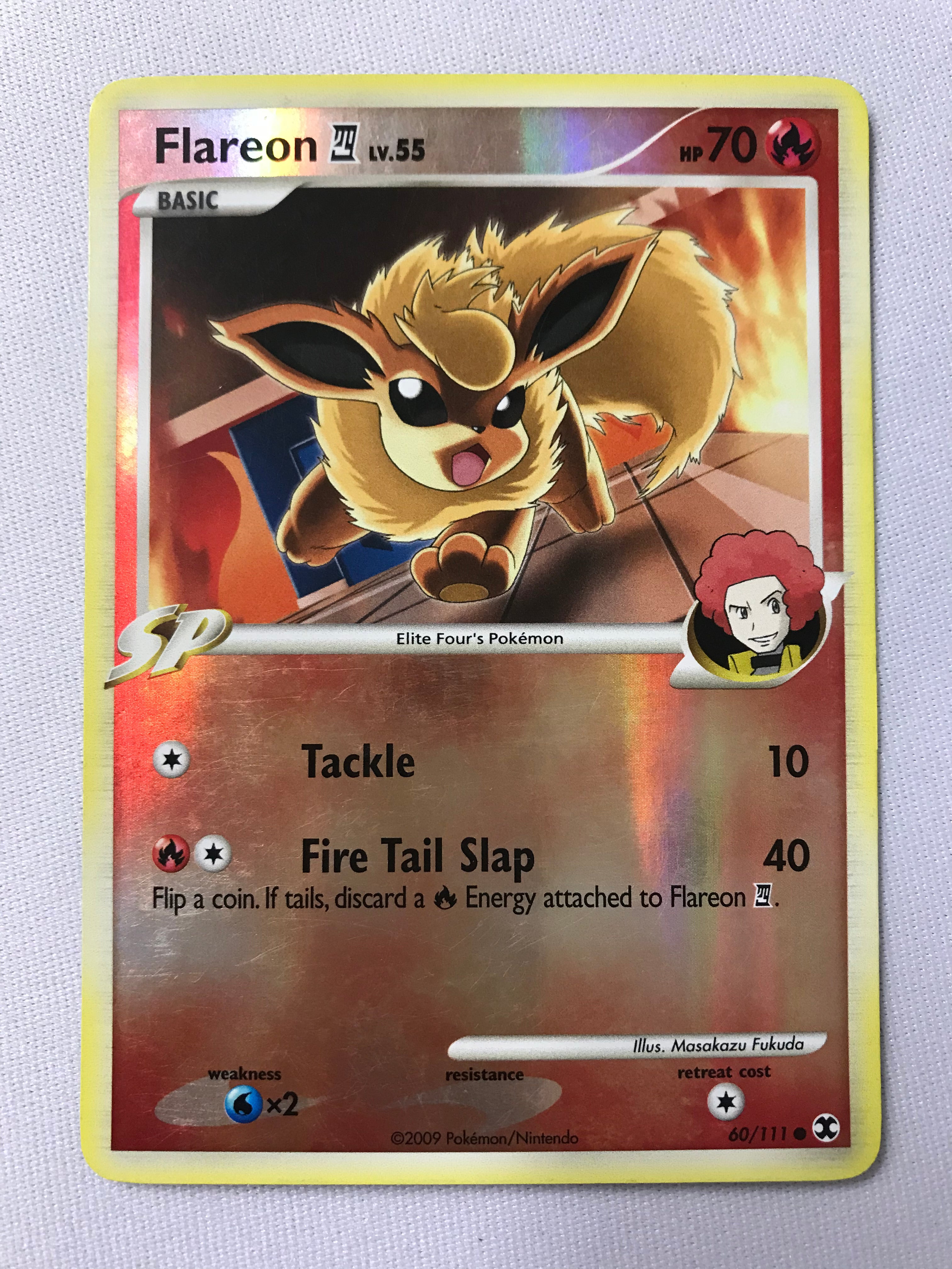 Shiny Flareon Card