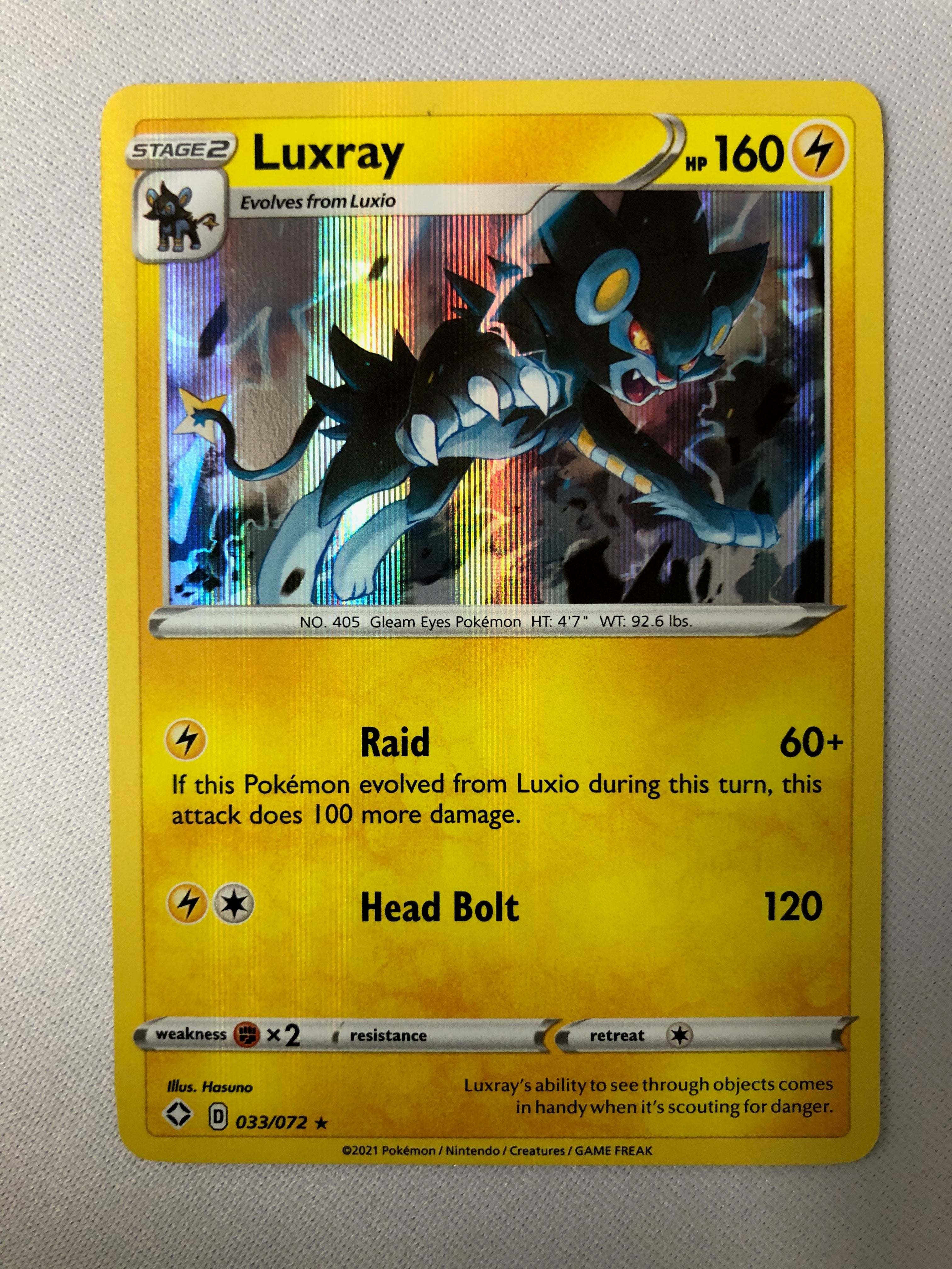 Shiny Luxray Card