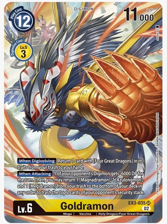 Goldramon (Alternate Art) - Draconic Roar (EX03) 035