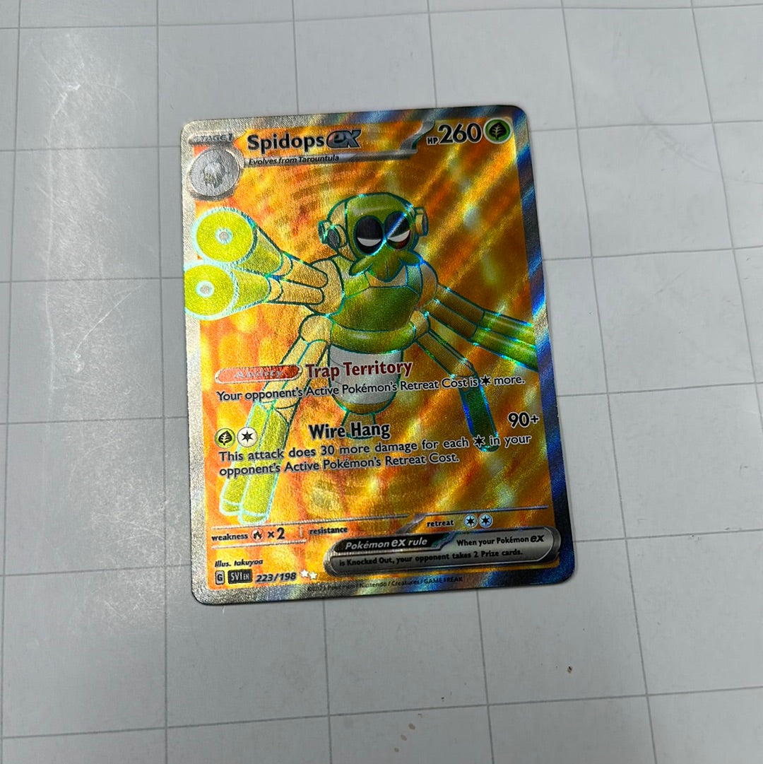 Spidops ex - 223/198 - SV01: Scarlet & Violet Base Set (SV01)