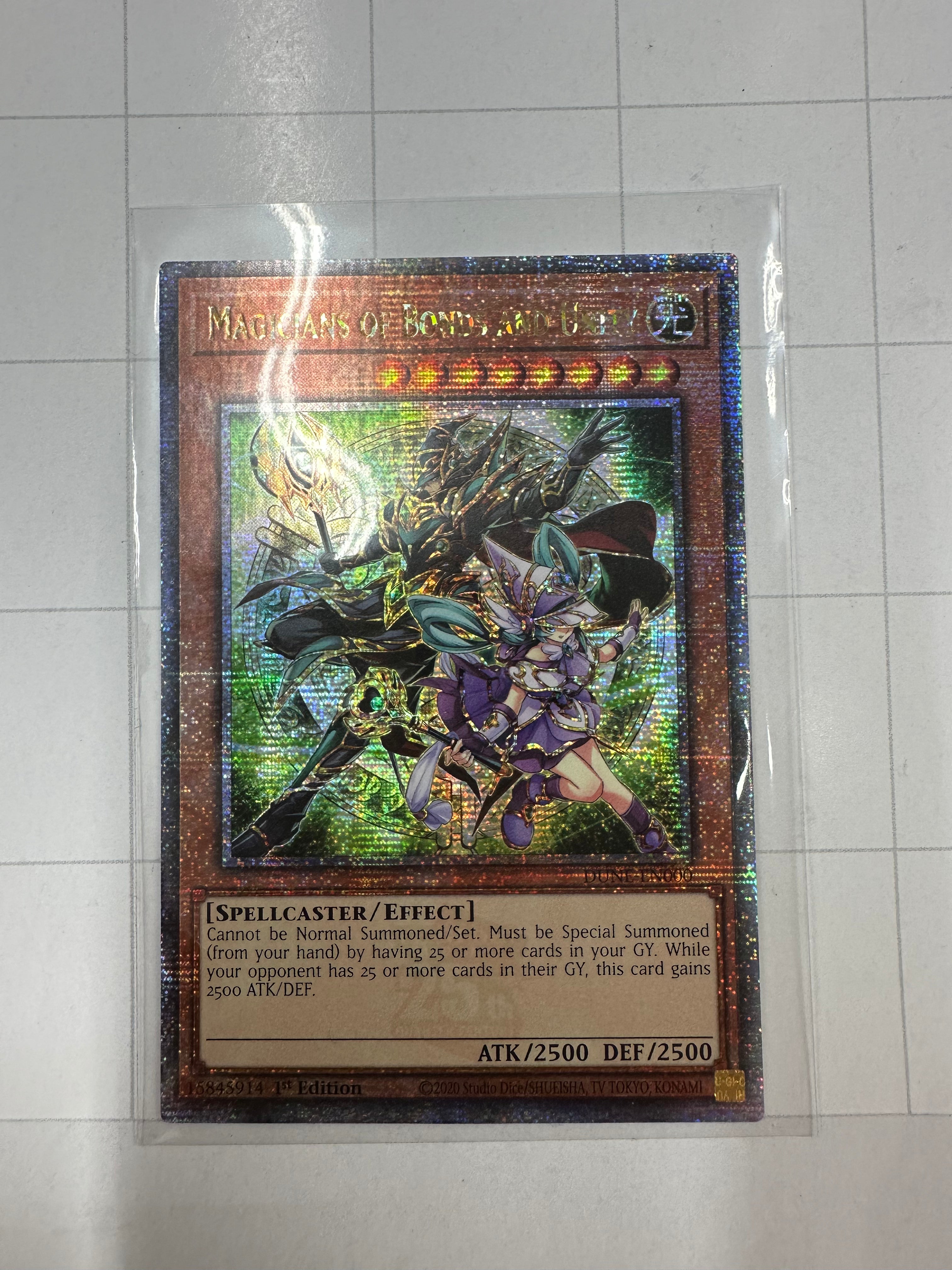 Magicians of Bonds and Unity (Quarter Century Secret Rare) - Duelist N
