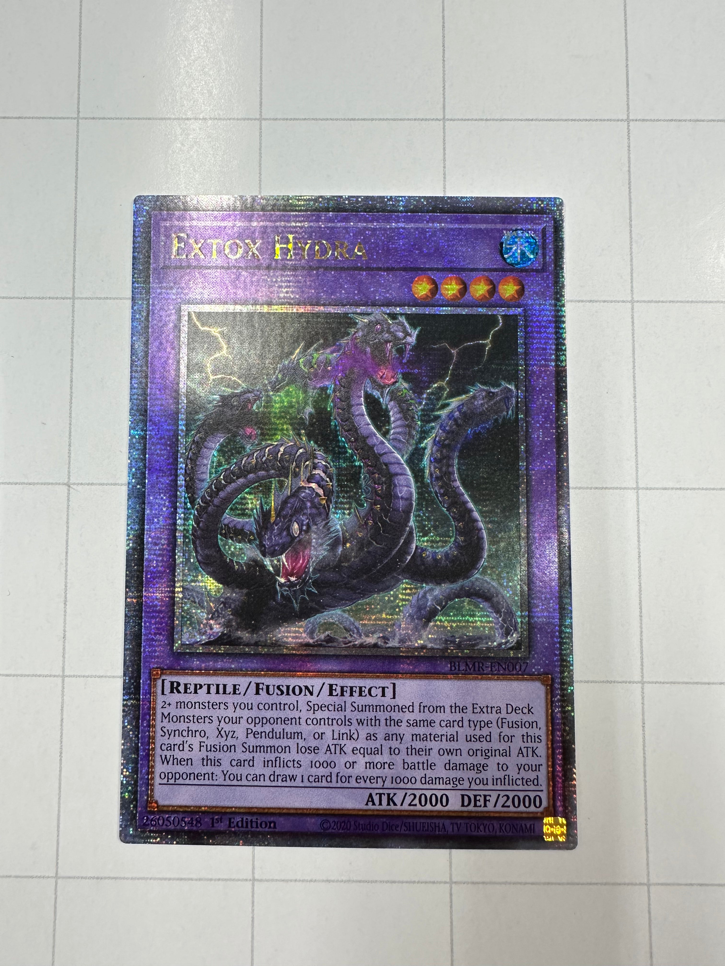Extox Hydra (Quarter Century Secret Rare) - Battles of Legend: Monstro