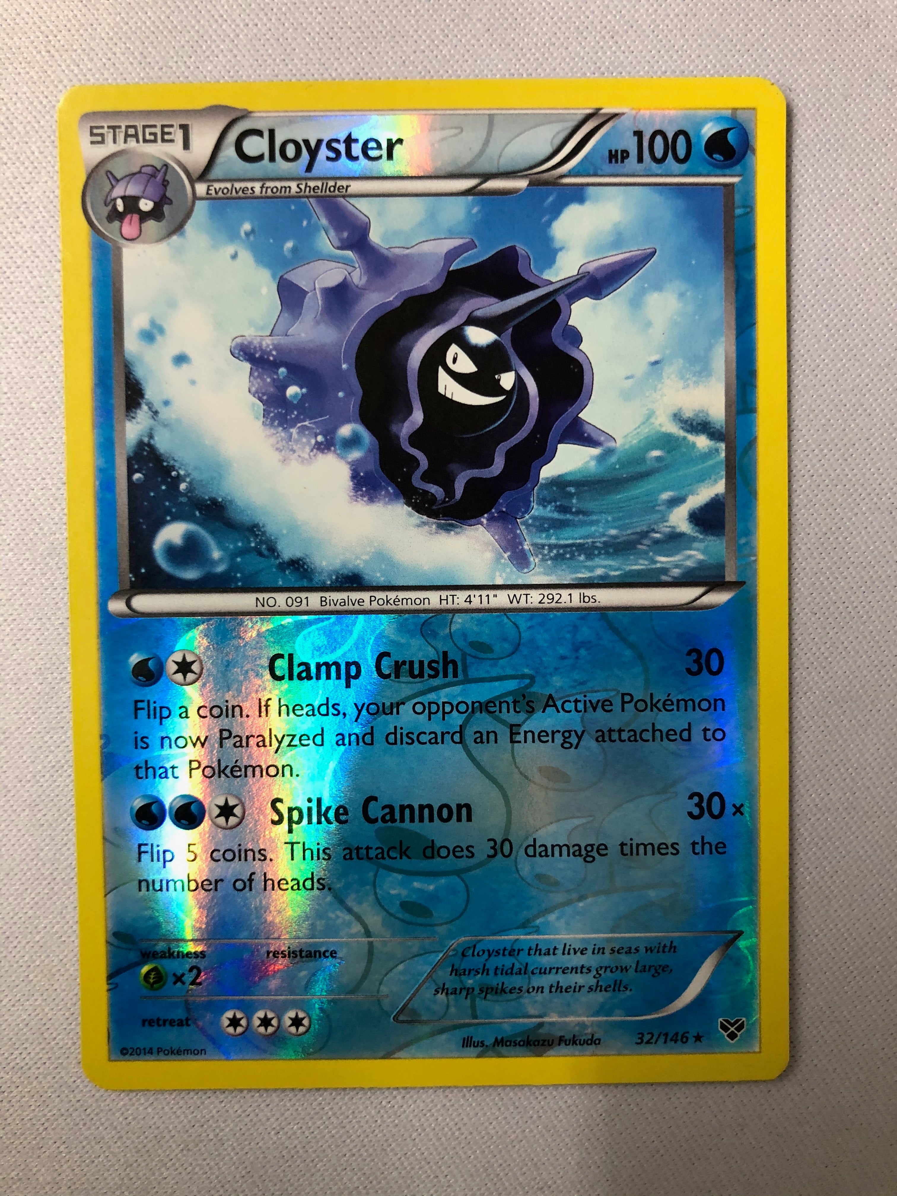 Cloyster Pokemon Card