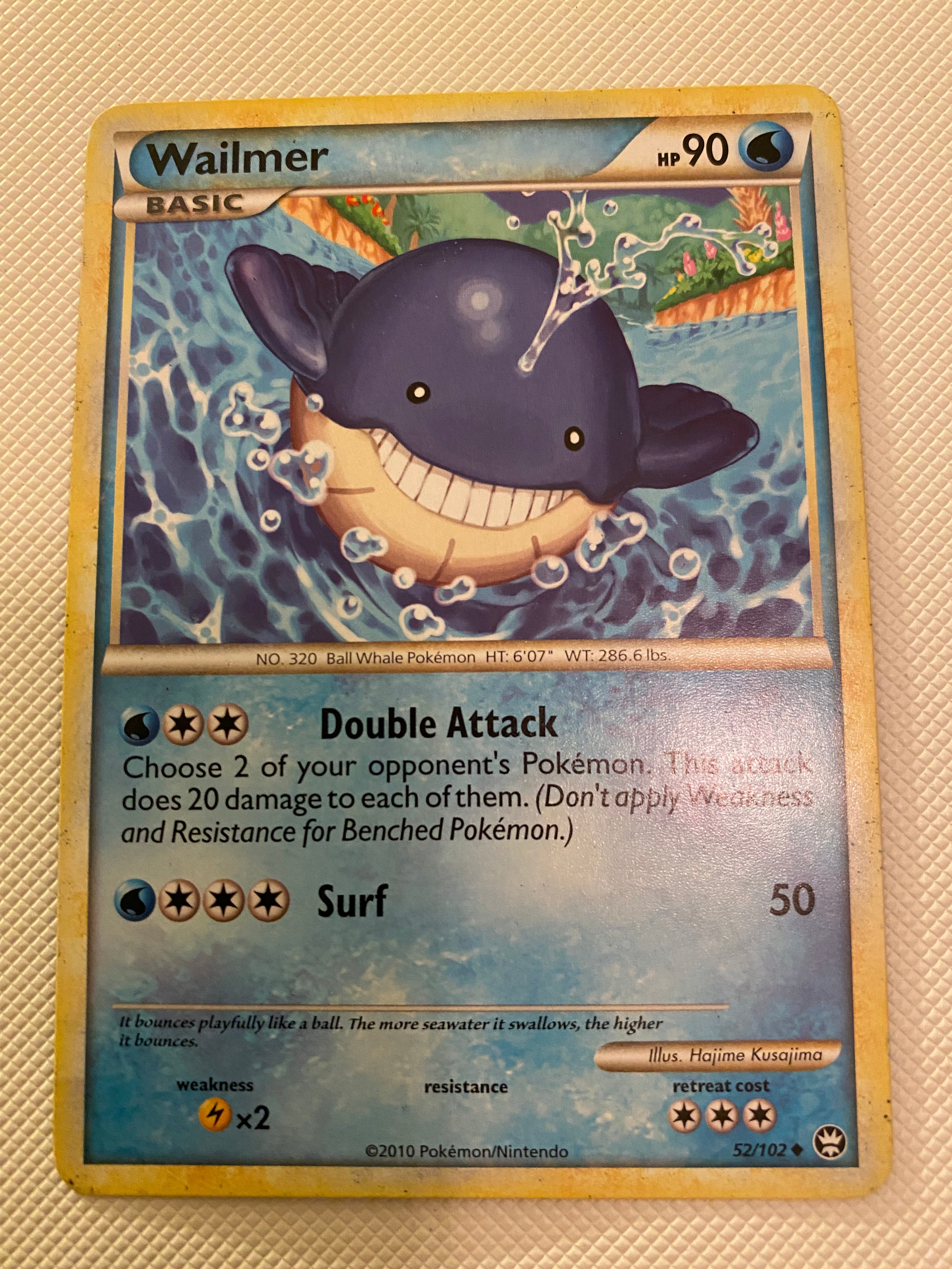 Wailmer 52/102 Uncommon Triumphant Pokemon Card Naer Mint