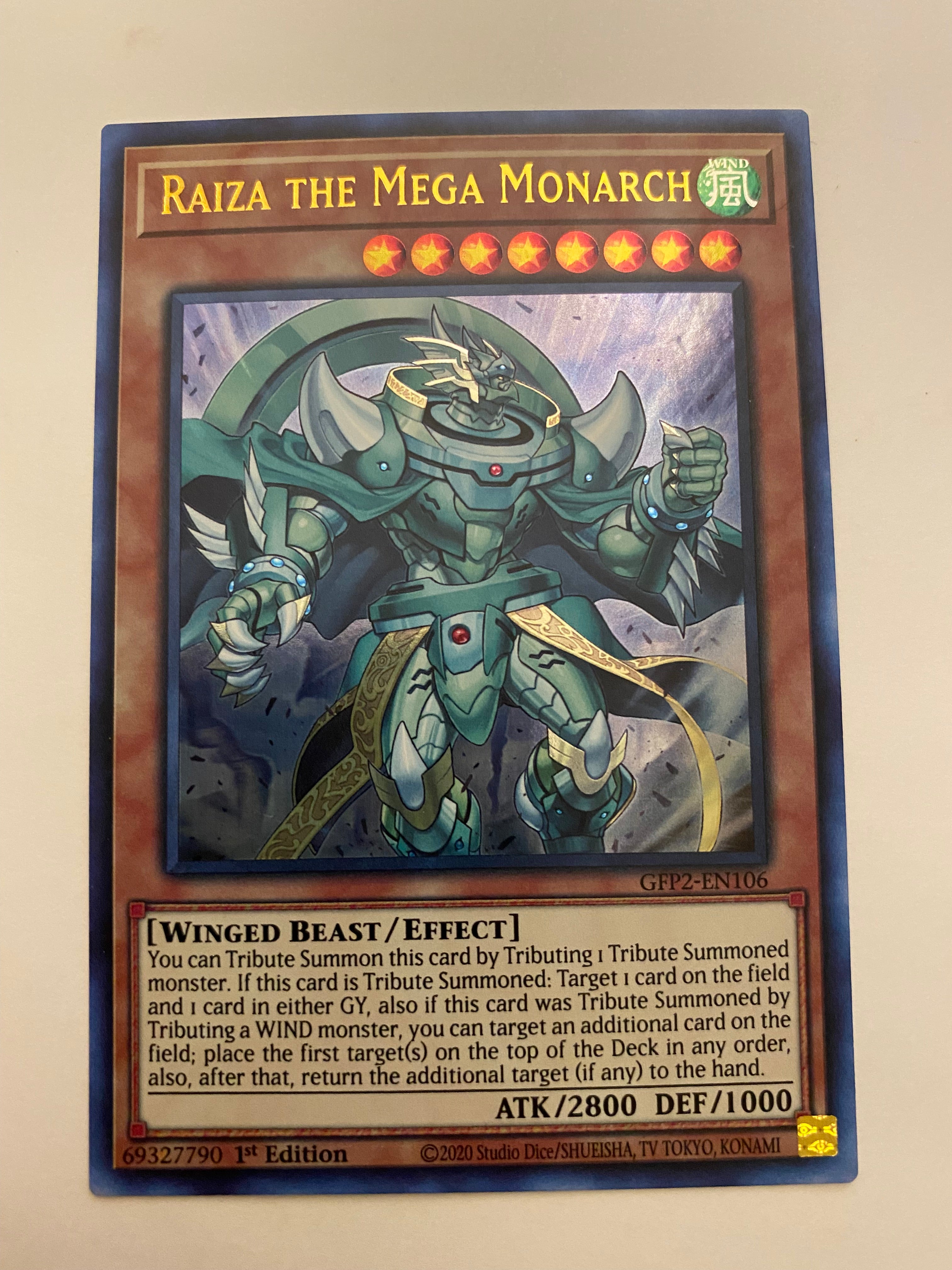 Raiza The Mega Monarch MP15 EN091 Raiza The Mega Monarch Secret Rare